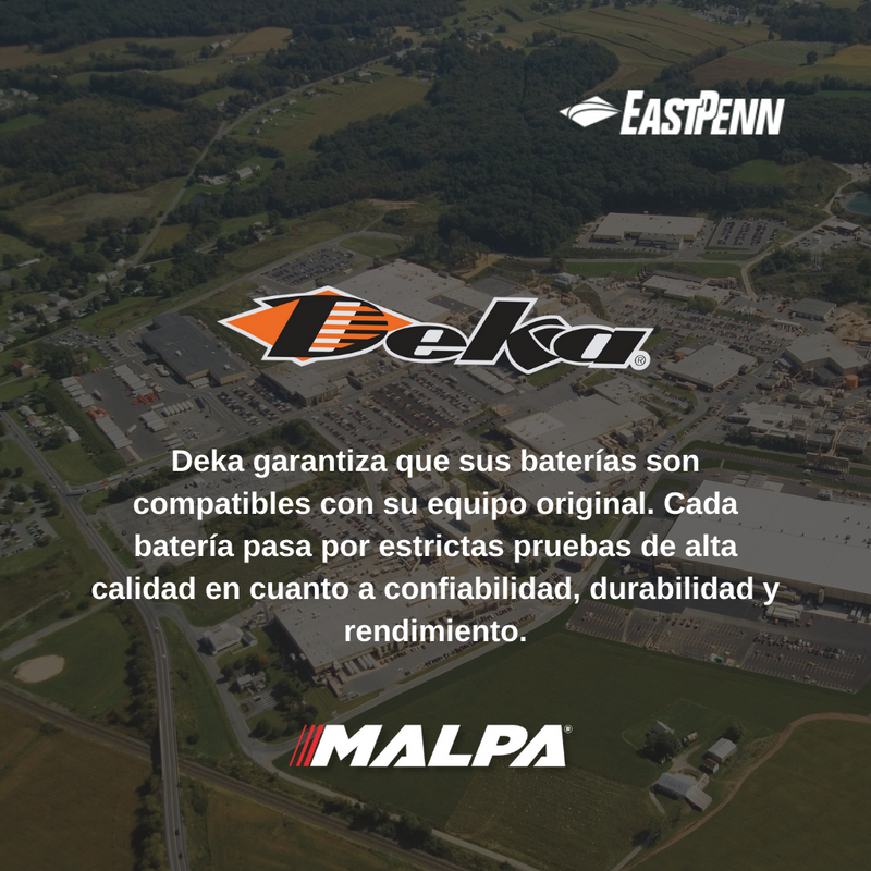Bateria Deka 12 Volt Equipo Pesado - Servicio Comercial - 1131MF